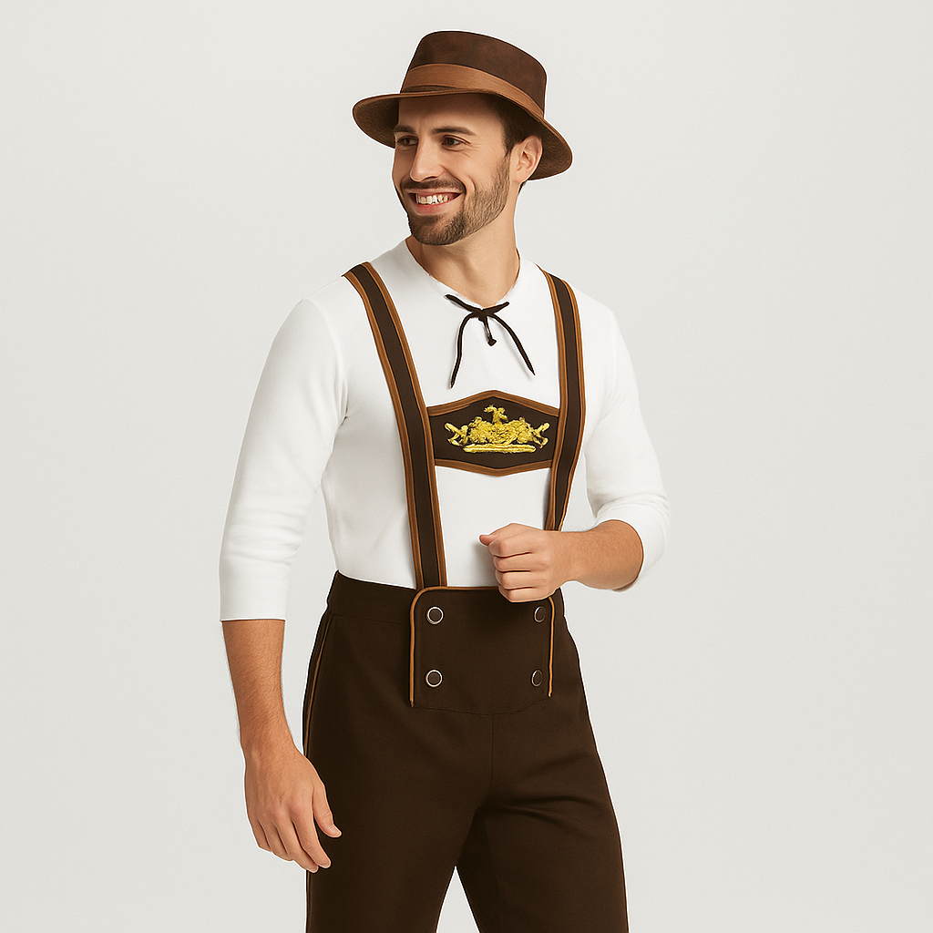 Herren Trachtenkostüm Set – Komplettes Outfit für Oktoberfest & Bierfe ...